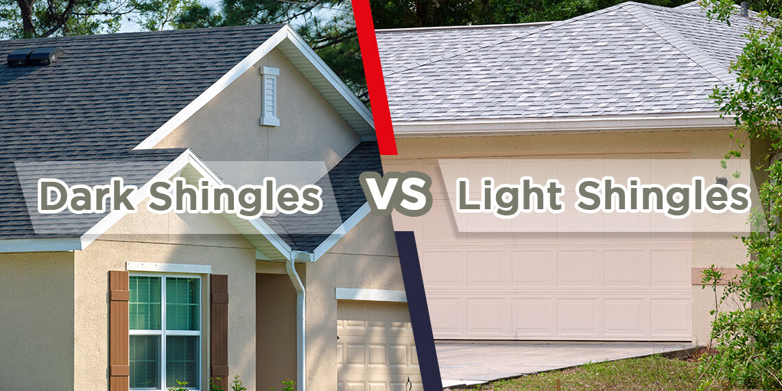 Dark Shingles vs. Light Shingles: Which Roof Is Better?