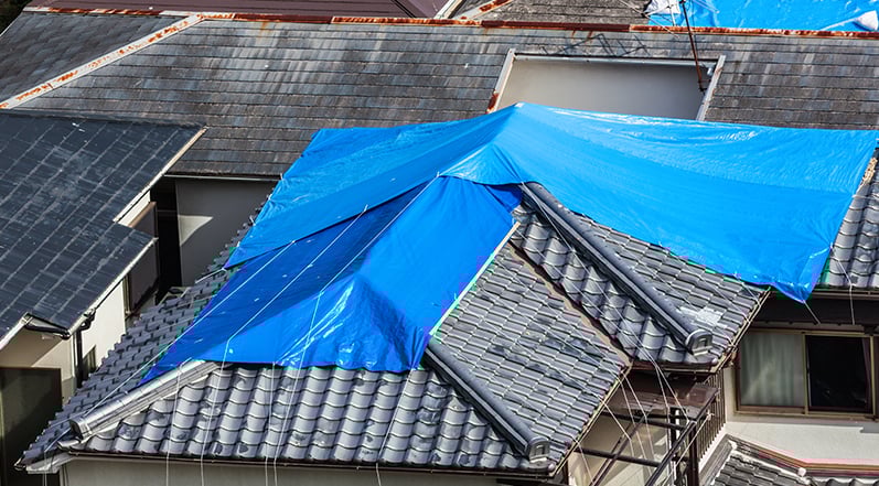 Roof Tarping: How-To, The Process, Longevity, and Safety